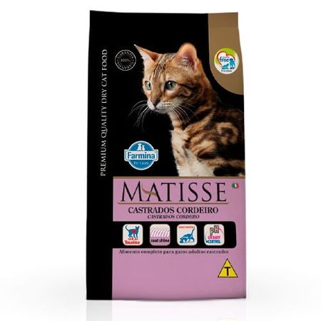 Ração Farmina Matisse Cordeiro para Gatos Castrados-2Kg | App Pharma