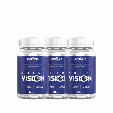 Nutrivision 60 Capsulas 500 Mg 3 Unidades Vitamia Olhos - Linduras ...