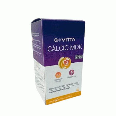 Calcio MDK Vitamina K - Q+VITTA - 600mg 60 Cápsulas | App Pharma
