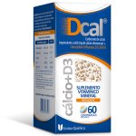 Dcal 600mg + 200 mg+UI Suplemento Vitamínico e Mineral com 60 ...