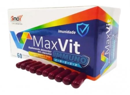 Vitamina Maxvit Immuno 60 Cápsulas Smax | App Pharma