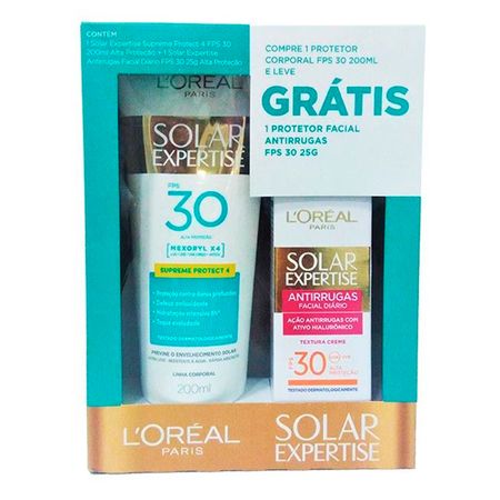 Kit Protetor Solar Corporal Solar Expertise FPS 30 200ml + Protetor ...