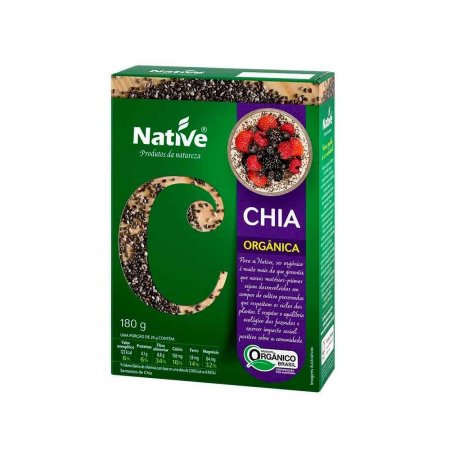 Semente de Chia Orgânica Native 180g | App Pharma