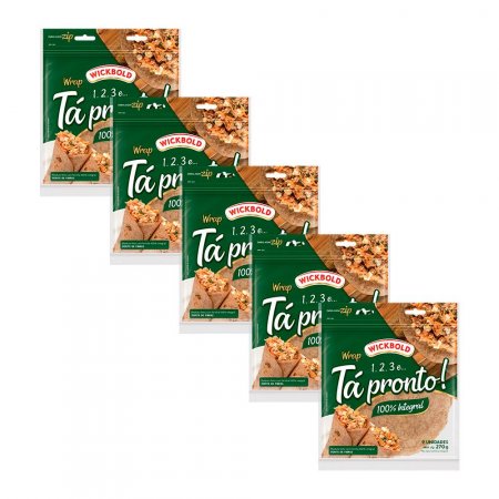 Kit Semanal Pão Tipo Tortilha Tá Pronto 100% Integral 270G | App Pharma